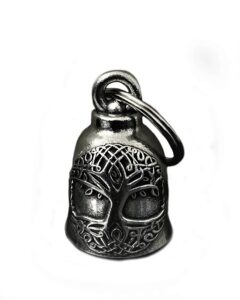 bravo bells celtic tree of life yggdrasil bell - biker ride bell accessory or key chain for good luck on the road - made in the usa