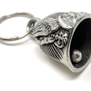 Bravo Bells Pray Hands Bell - Biker Bell Accessory or Key Chain for Good Luck on The Road