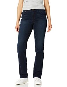 bandolino women's petite mandie signature fit 5 pocket jean, nightfall, 16p