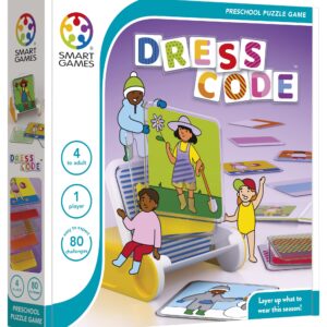 SmartGames Dress Code Stacking Game with 80 Challenges for Kids Ages 4 +