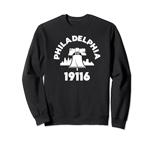 Philly Neighborhood 19116 Zip Code Philadelphia Liberty Bell Sweatshirt