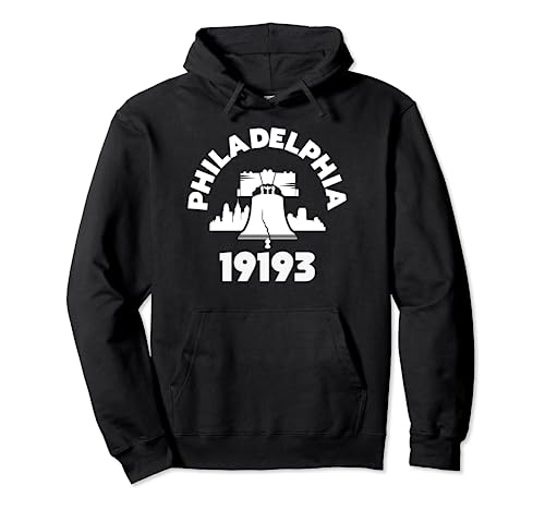 Philly Neighborhood 19193 Zip Code Philadelphia Liberty Bell Pullover Hoodie