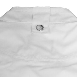 Chef Code Zip Front Cool Breeze Chef Coat (White, Large)