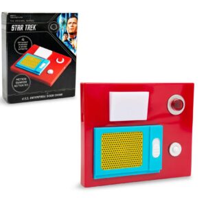 ThinkGeek Star Trek Electronic Door Chime - Motion-Sensitive - Can Be Mounted on Either Side of a Door - Officially Licensed Star Trek Collectible