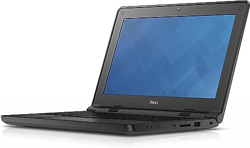 Dell Latitude 3160 11.6/'' Touchscreen Laptop, Intel Quad Core Pentium N3710 1.6GHz Up to 2.56GHz, 4GB RAM, 128GB SSD, Windows 10 Pro (Renewed), Black