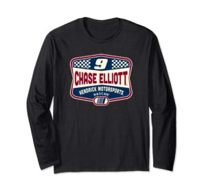 nascar - chase elliott shield long sleeve t-shirt