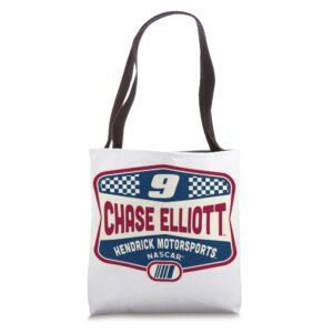 nascar - chase elliott shield tote bag