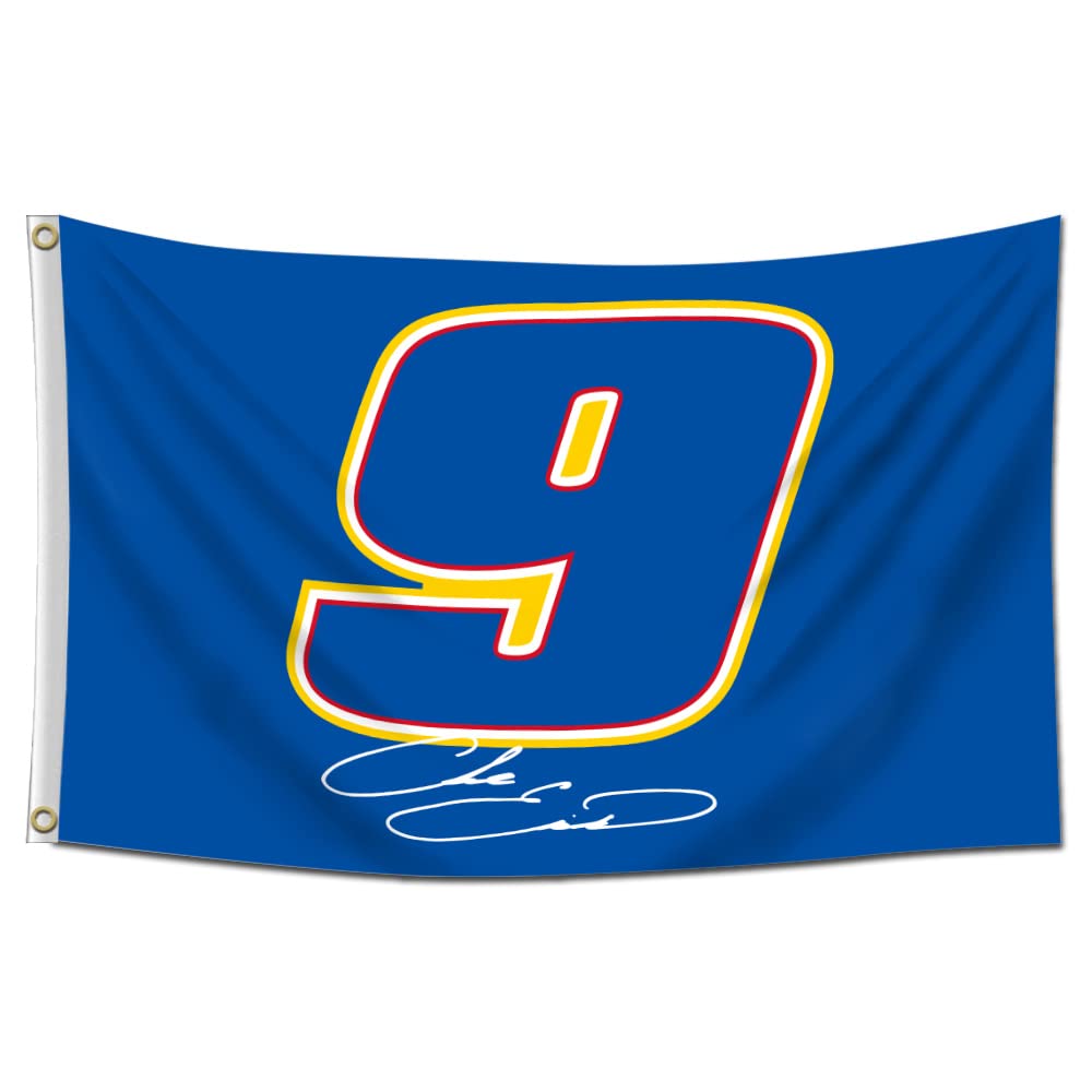 Chase Elliott Flag #9 Banner 3x5 Feet for Outdoor and Indoor Decoration