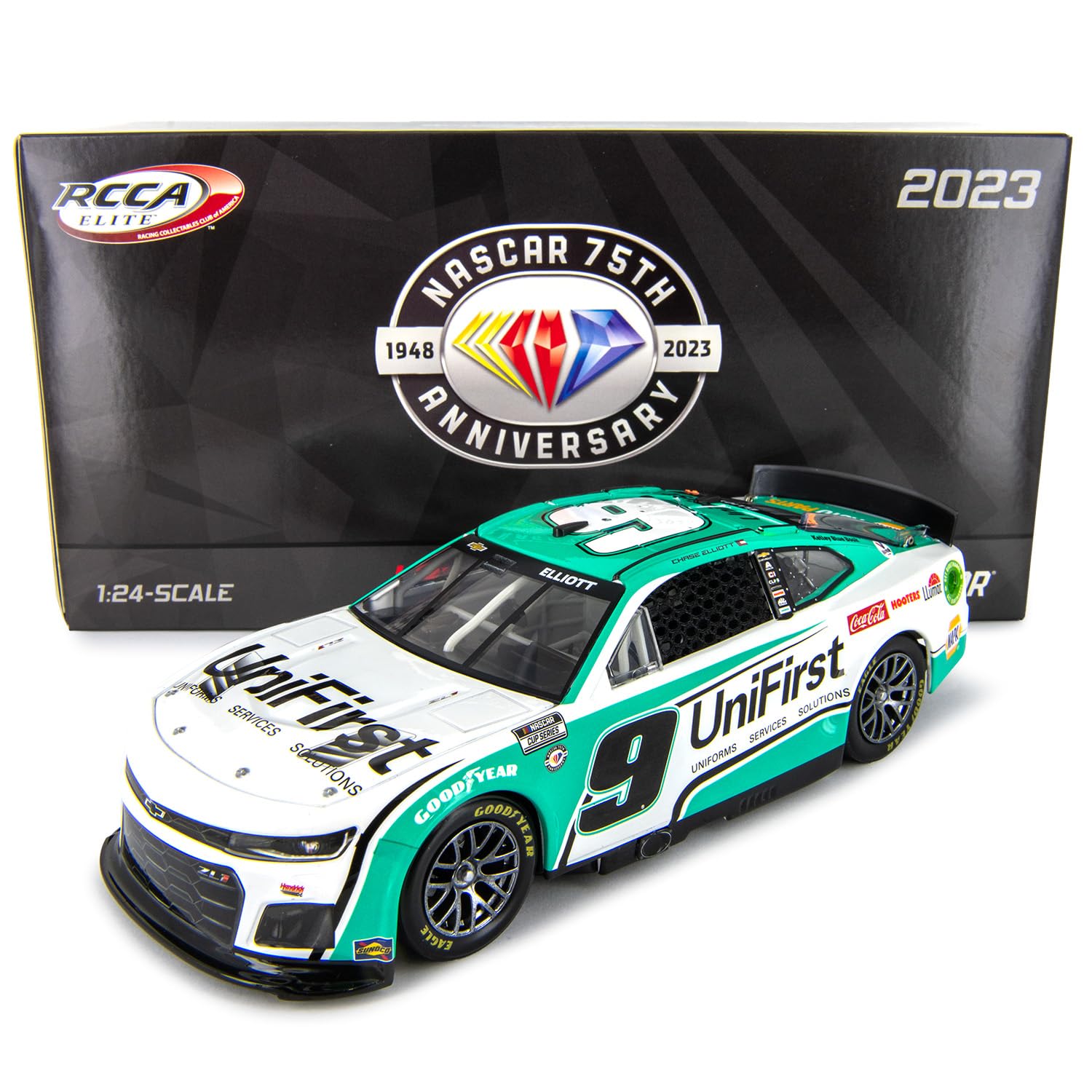 Lionel Racing Chase Elliott Elite 2023 UniFirst Diecast Car 1:24 Scale