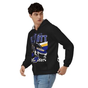 ASFRSH Chase Elliott 9 Hoodies Zip Up Sweatshirts Thick Coats Hooded Jacket Hoodie Unisex Print Coat Jacket