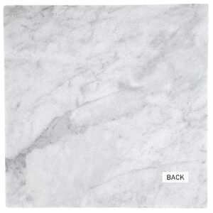 Bianco Carrara (White Carrera) Polished Marble 12 x 12 Floor and Wall Tile