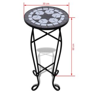 Mosaic Side Table Plant Table Terracotta Plant Stand