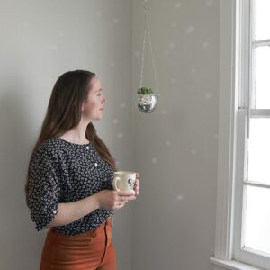 DADO 4" Disco Ball Planter - Unique Boho Decor for Indoor Plants