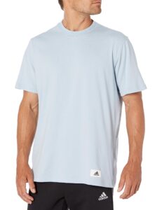 adidas men's lounge t-shirt, wonder blue, xx-large