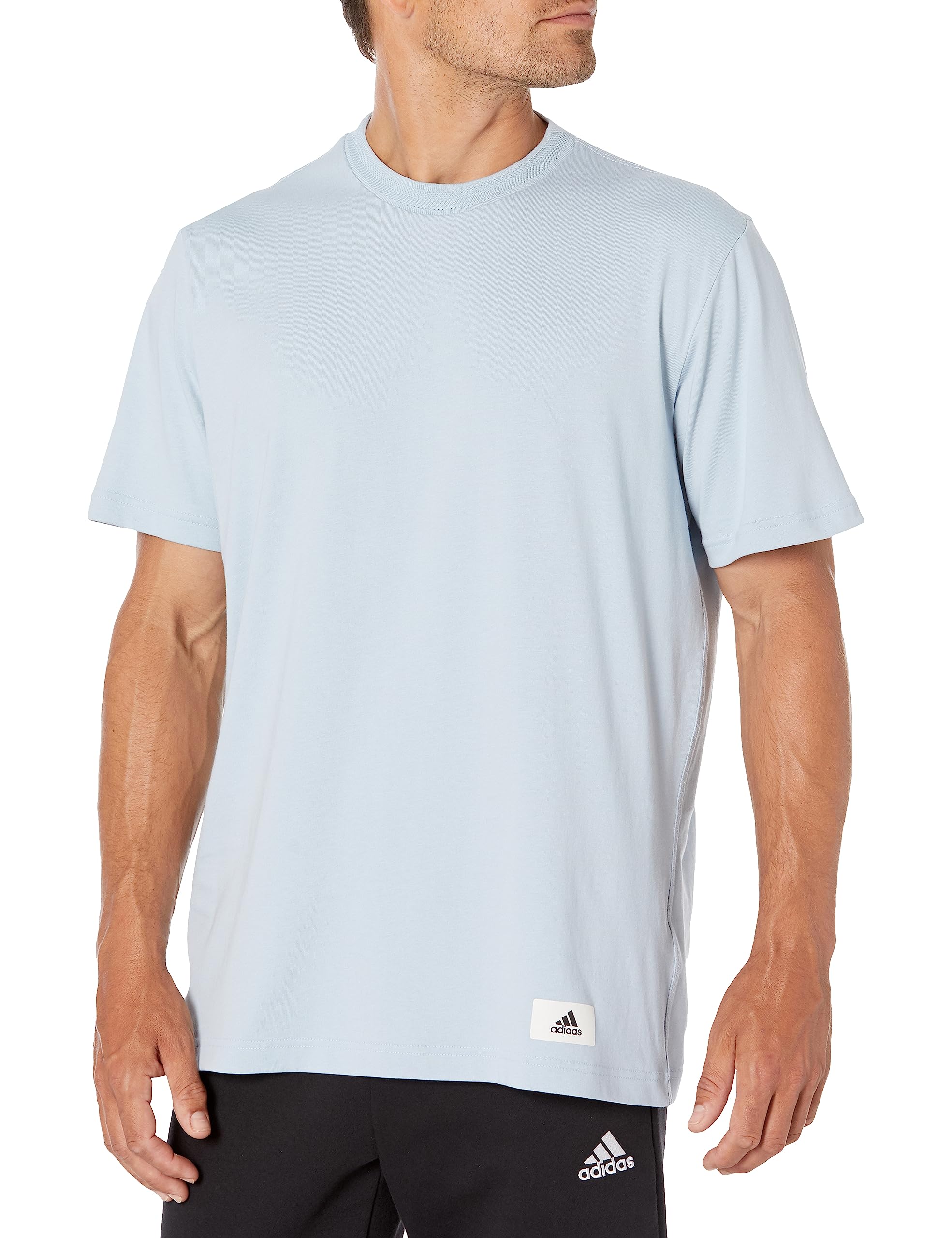 adidas Men's Lounge T-Shirt, Wonder Blue, XX-Large