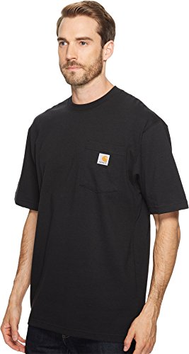 CarharttMenLoose Fit Heavyweight Short-Sleeve Pocket T-ShirtBlackX-Large