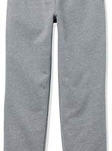 Amazon Essentials Men's Fleece Sweatpant (Available in Big & Tall), Light Grey Heather, Large