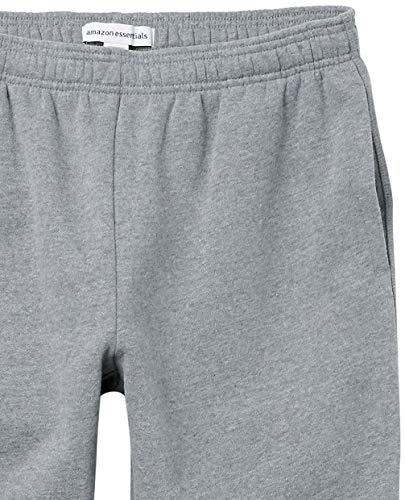 Amazon Essentials Men's Fleece Sweatpant (Available in Big & Tall), Light Grey Heather, Large