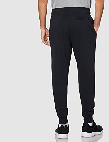 Under Armour mens Rival Fleece Joggers , Black (001)/Onyx White , Large