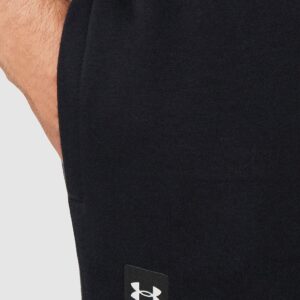 Under Armour mens Rival Fleece Joggers , Black (001)/Onyx White , Large