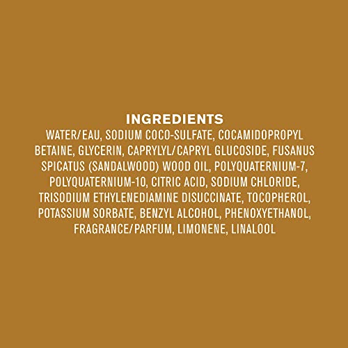 Every Man Jack Amber+Sandalwood Hydrating Mens Body Wash for All Skin Types-Cleanse, Nourish, and Hydrate Skin with Naturally Derived Ingredients-Paraben Free, Phthalate Free, Dye Free-24oz(Pack of 2)