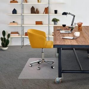 chair mats for carpeted floors rectangle office chair mat for tile floor 1.5mm desk chair mat 32"x40" 36"x48" 48"x48" 51"x63" chair mat for hardwood floors easy glide for chairs for carpeted floors (