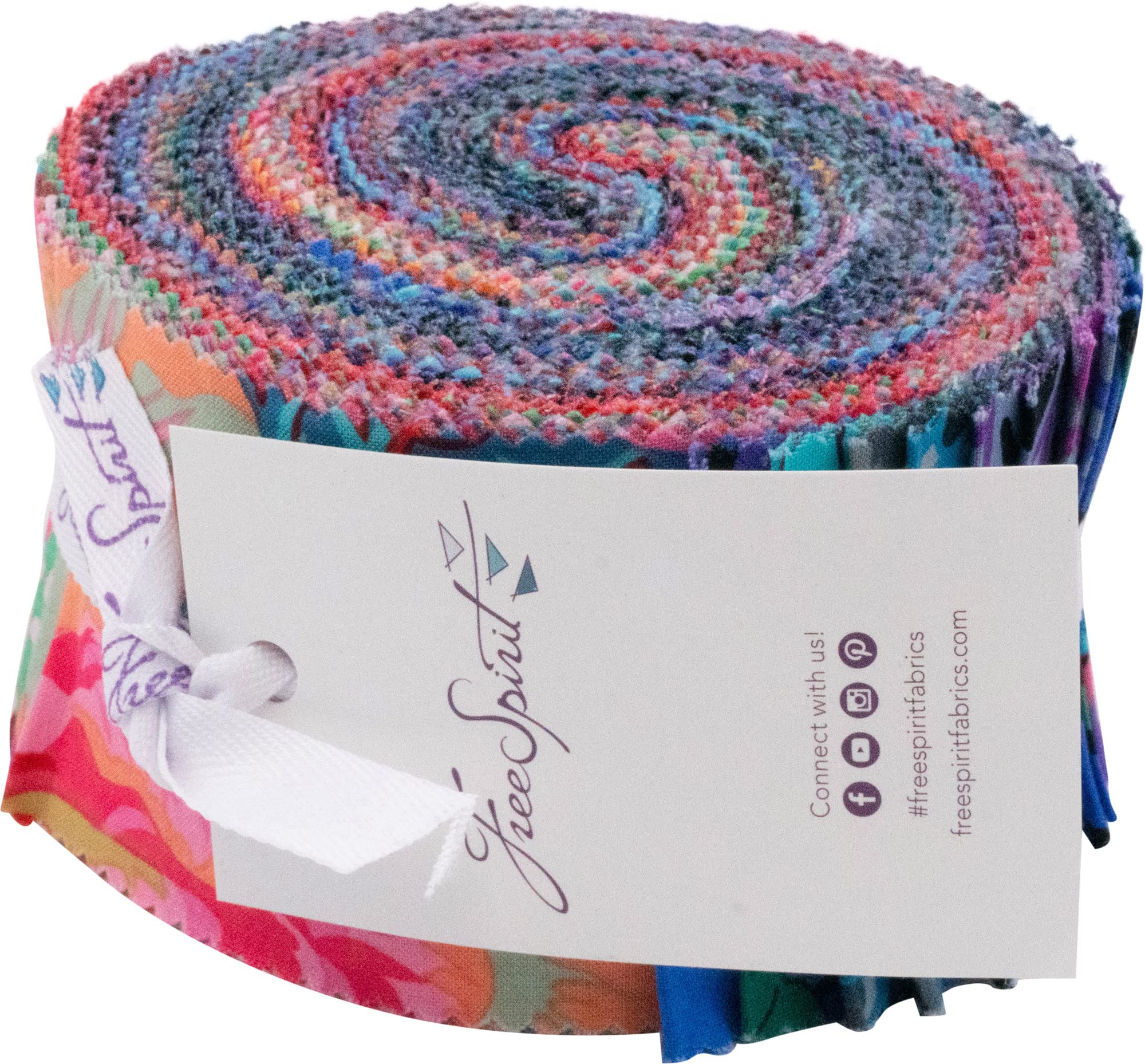 Kaffe Fassett Collective February 2023 Darker Design Roll 40 2.5-inch Strips Jelly Roll Free Spirit