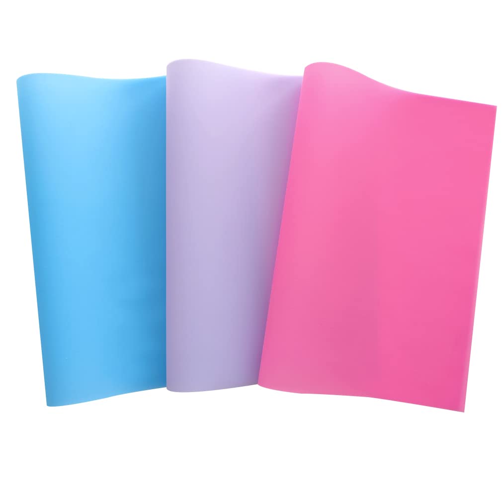 6 Pcs Colorful Jelly Sheets Candy Color Transluscent Vinyl Sheets for DIY Projects Sewing Craft 8 x12 (21cmx30cm) 8x12 inches XHT-533 0