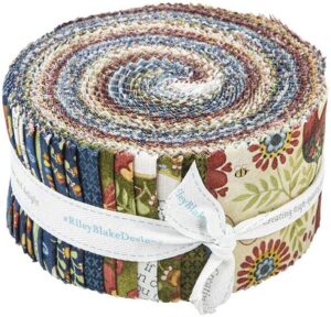 teresa kogut stitchy birds rolie polie 40 2.5-inch strips jelly roll riley blake designs rp-12600-40