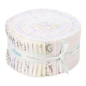 assorted designers hush hush 2 rolie polie 40 2.5-inch strips jelly roll riley blake rp-12870-40