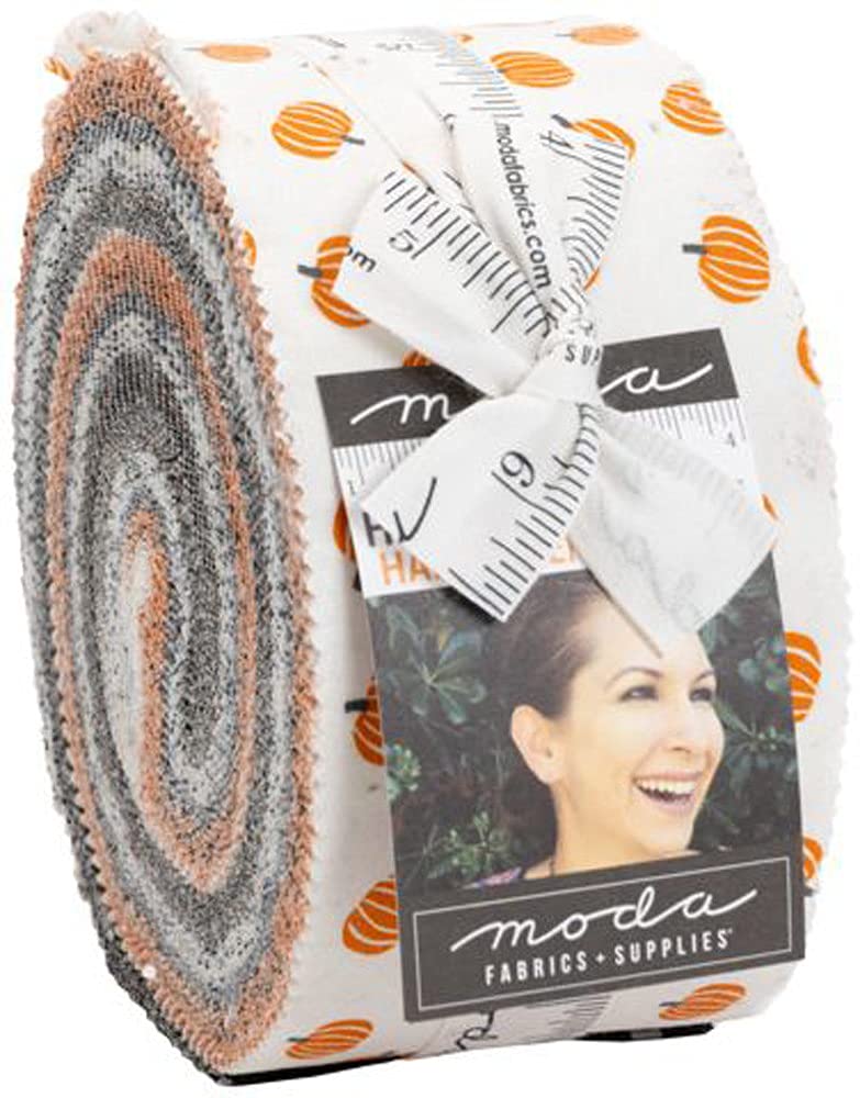 Stacy Iest Hsu Holiday Essentials Halloween Jelly Roll 40 2.5-inch Strips Moda Fabrics 20730JR