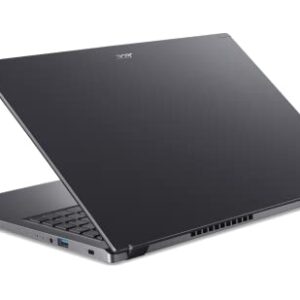 Acer Aspire 5 15 Slim Laptop | 15.6" FHD (1920 x 1080) IPS |Core i7-1355U | Intel Iris Xe Graphics | 16GB LPDDR5 | 512GB Gen 4 SSD | Wi-Fi 6E | USB4/Thunderbolt 4 | Backlit KB | A515-58M-7570, Gray