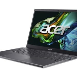 Acer Aspire 5 15 Slim Laptop | 15.6" FHD (1920 x 1080) IPS |Core i7-1355U | Intel Iris Xe Graphics | 16GB LPDDR5 | 512GB Gen 4 SSD | Wi-Fi 6E | USB4/Thunderbolt 4 | Backlit KB | A515-58M-7570, Gray