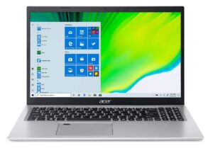 acer aspire 5 a515-56-50rs, 15.6" full hd ips display, 11th gen intel core i5-1135g7, intel iris xe graphics, 8gb ddr4, 256gb nvme ssd, wifi 6, fingerprint reader, backlit keyboard