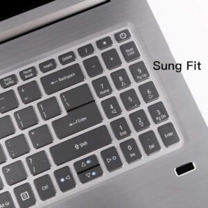 CaseBuy Ultra Thin Keyboard Cover Skin for Acer Aspire 5 Slim Laptop 15.6" A515-45 A515-56 A515-46 A515-43 A515-54 A515-54G A515-55 A515-55T/55G, Acer Aspire 3 A315-54/55/56/57/58 Keyboard Cover, TPU