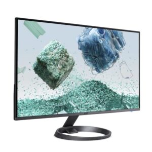 Acer Vero RL272 yii 27” 1920 x 1080 IPS Ultra-Thin Monitor | AMD FreeSync Technology | 75Hz Refresh | 1ms (VRB) | Zero-Frame | Made with 85% PCR & 5% Ocean-Bound Plastics | 2 x HDMI 1.4 Ports & VGA