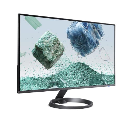 Acer Vero RL272 yii 27” 1920 x 1080 IPS Ultra-Thin Monitor | AMD FreeSync Technology | 75Hz Refresh | 1ms (VRB) | Zero-Frame | Made with 85% PCR & 5% Ocean-Bound Plastics | 2 x HDMI 1.4 Ports & VGA