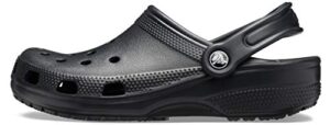 crocs unisex-adult classic clogs (best sellers), black, 5 men/7 women