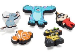 crocs jibbitz 5-pack disney shoe charms | jibbitz for crocs, pixar, small