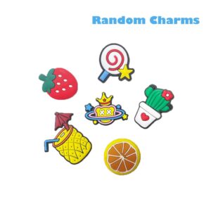 35,50,100Pcs Random Shoe Charms for Girls Cute PVC Shoes Accessories Charms,Lovely Charms Kawaii Pink Charms Shoe Decorations & Bracelet Wristband Party Gifts (35)