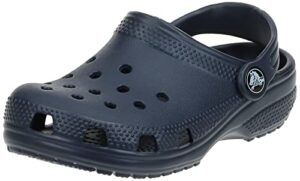 crocs kids' classic clog , navy/navy, 9 toddler