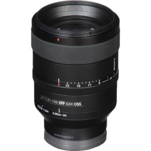 Sony SEL100F28GM 100mm f2.8 Medium-telephoto Fixed Prime Camera Lens, Black