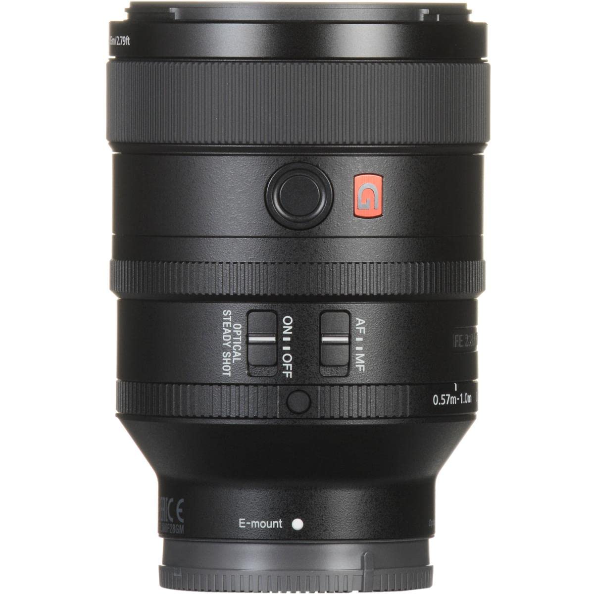 Sony SEL100F28GM 100mm f2.8 Medium-telephoto Fixed Prime Camera Lens, Black