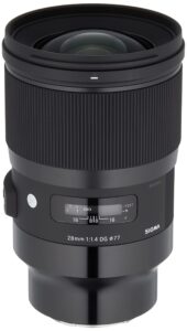 sigma 28mm f1.4 dg hsm lens for sony e (renewed)