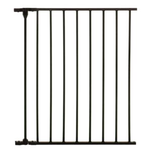 dreambaby mayfair converta & newport adapta baby safety gate extension - 24 inches wide - black - model l2041bb