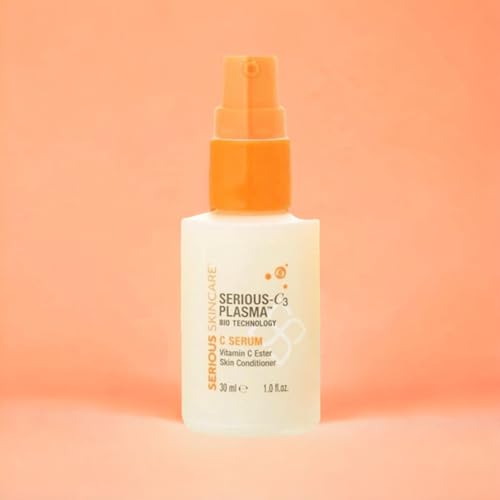 Serious Skincare - C Serum - Vitamin C Ester Skin Conditioner - Anti-Aging - Hydrating - Softer, Radiant Skin - C3 Plasma Hydrolyzed Collagen - For Fine Lines & Wrinkles - 1 oz.