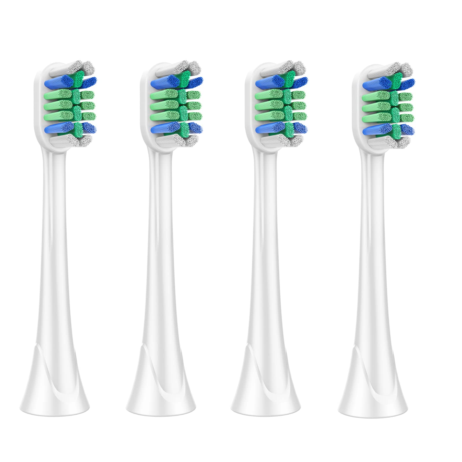 Asocrew Replacement Toothbrush Heads Compatible with Philips Sonicare for C3 C2 G2, Electric Brush Heads for Sonicare C2 Plaque Control ProtectiveClean 4100 5100 6100 9023-BL551