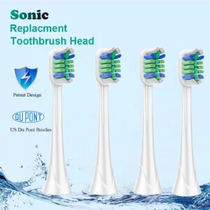 Asocrew Replacement Toothbrush Heads Compatible with Philips Sonicare for C3 C2 G2, Electric Brush Heads for Sonicare C2 Plaque Control ProtectiveClean 4100 5100 6100 9023-BL551