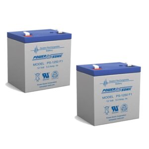 12v 5ah battery replacement for philips c-3 patient monitor - 2 pack