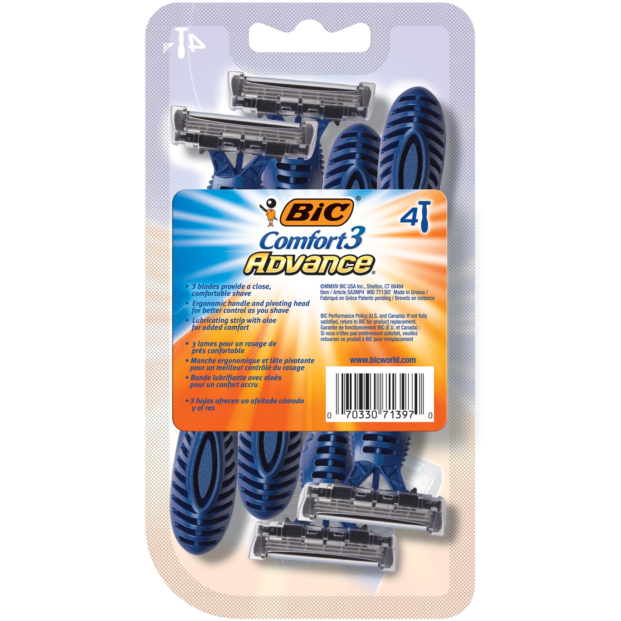 BIC C3 ADV FOR MEN 4CT 4